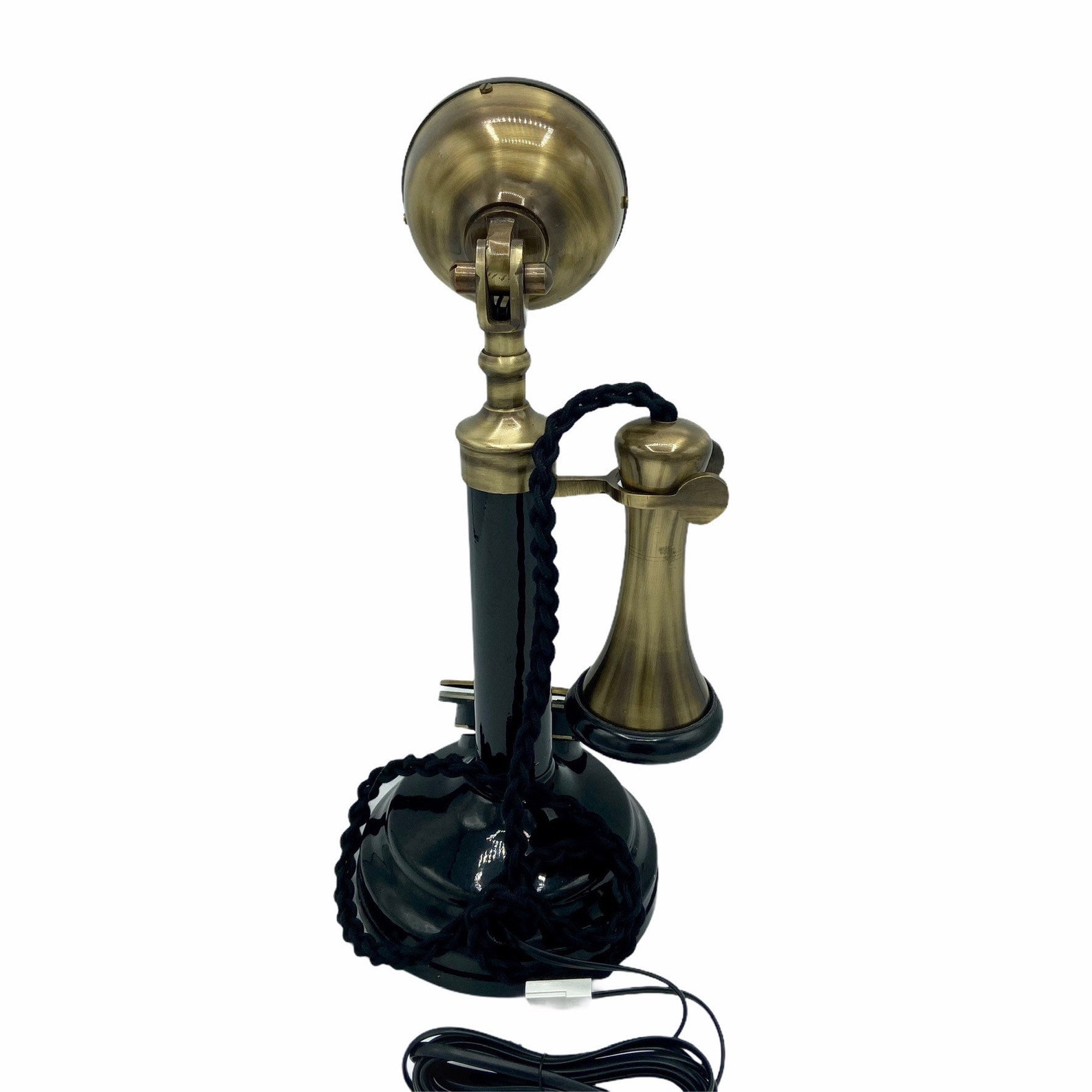 Brushed & Black 1920's Style Candlestick Telephone ( 3 Versions ) - Etsy