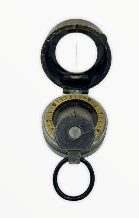 Antique US Forces Green M-1938 Lensatic Compass in a Wooden - Etsy