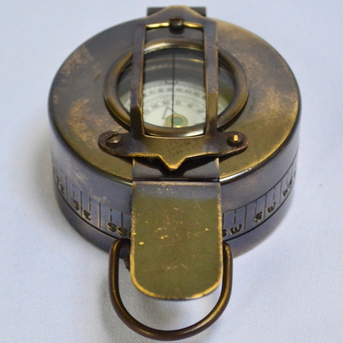 Black British Army Style Prismatic Marching Compass in a Wood - Etsy