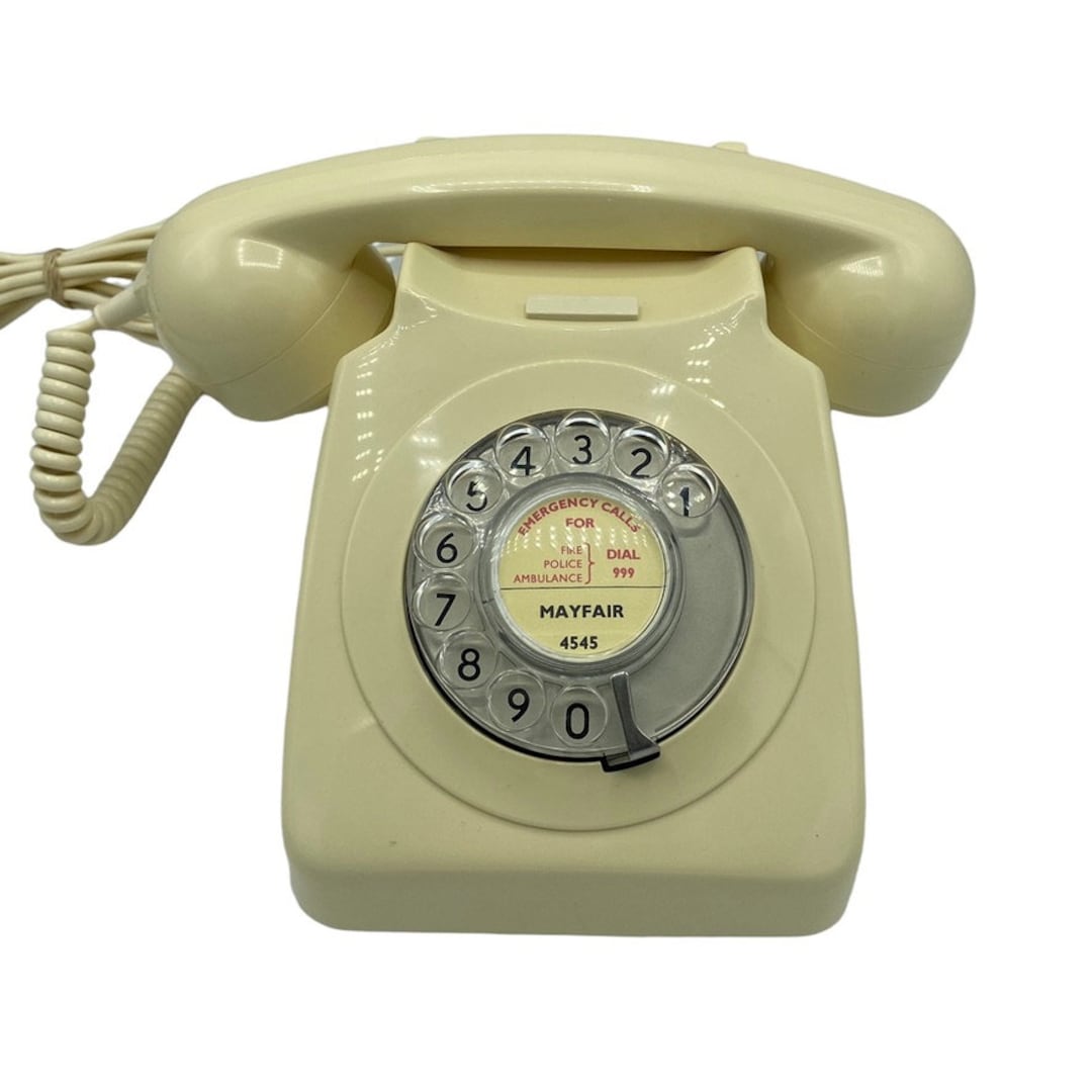 Antique British GPO 1960-70's Ivory Cream Series 746 Telephone - Etsy