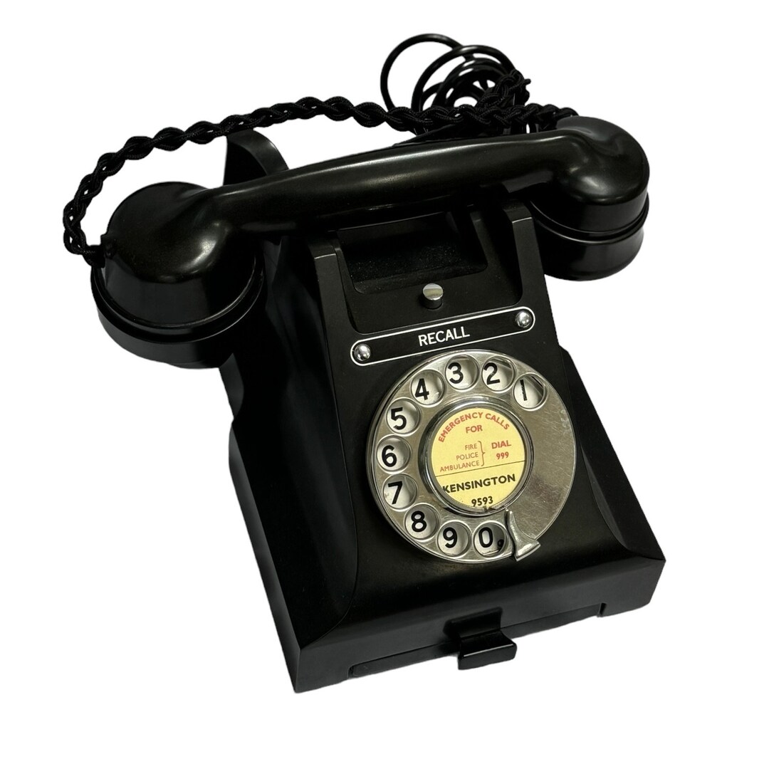 Antique 1940's English GPO ( General Post Office) Call Recall Black ...