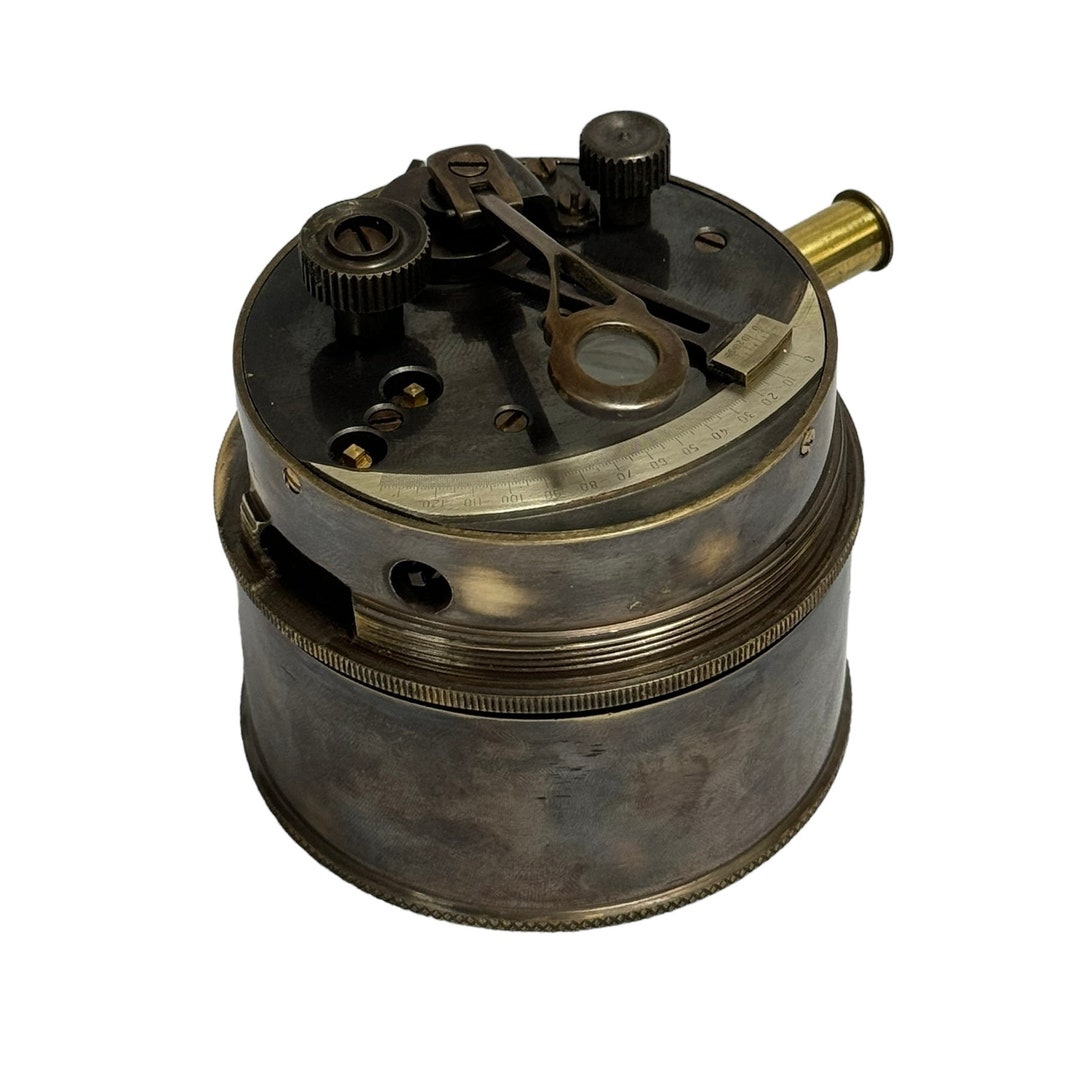 3" Pocket Brass Surveying Geologist Box Sextant in Black Gunmetal ...