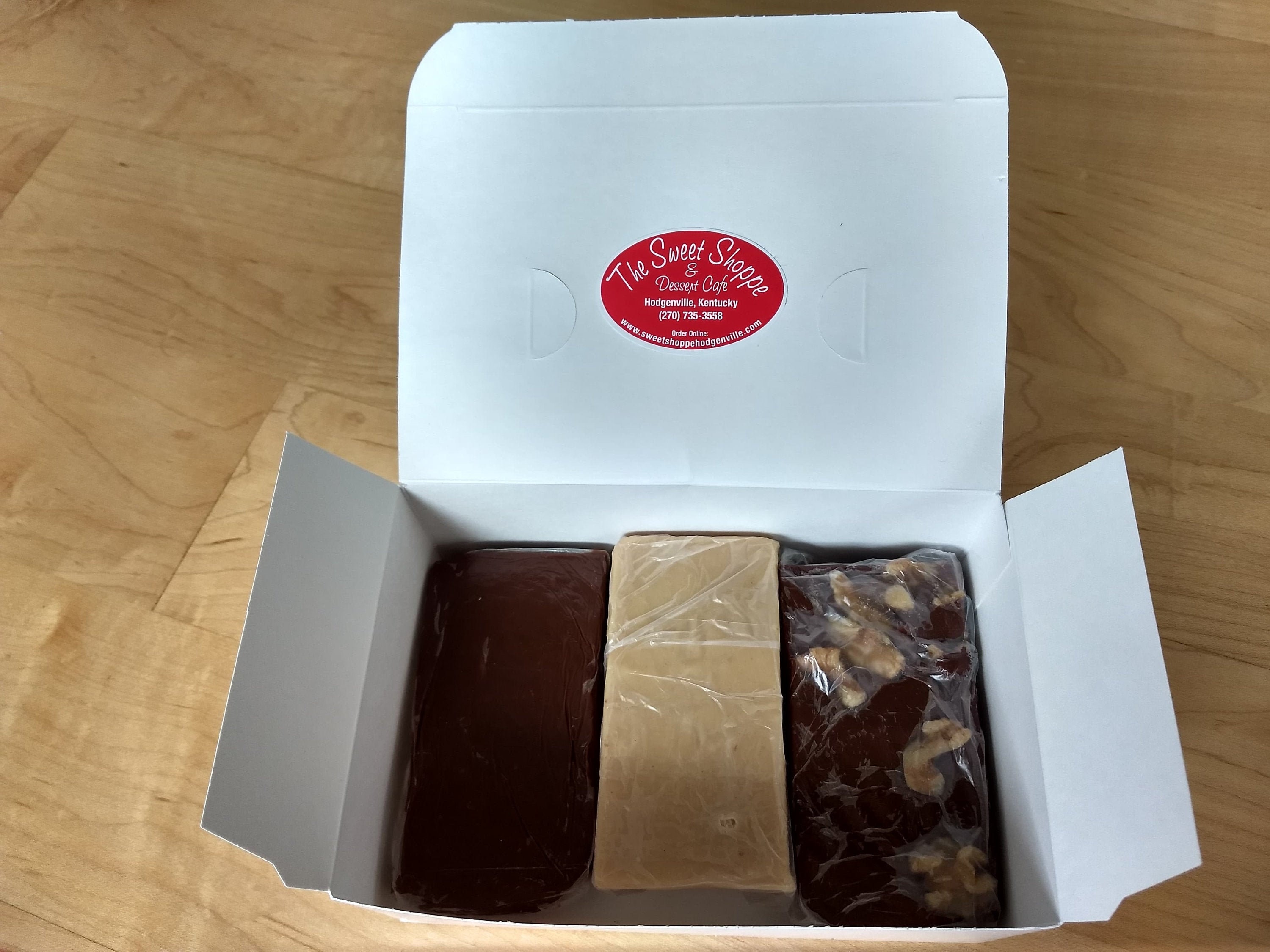 1.5lb Fudge Sampler Chocolate Walnut Peanut Butter and | Etsy