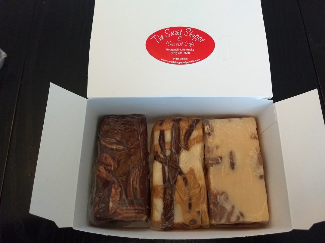 1.5lb Fudge Sampler. Sweet Shoppe Signature Flavors. Ky Bourbon, Tiger ...