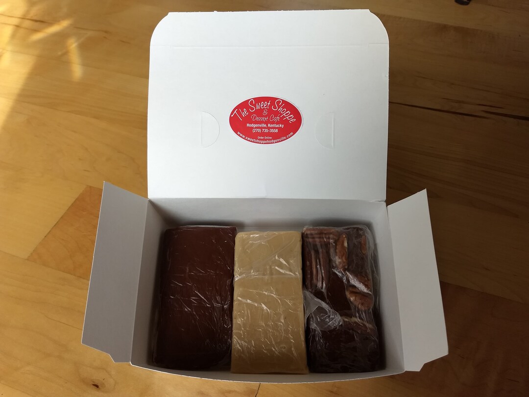 1.5lb Fudge Sampler With Ky Bourbon, Peanut Butter, and Chocolate - Etsy