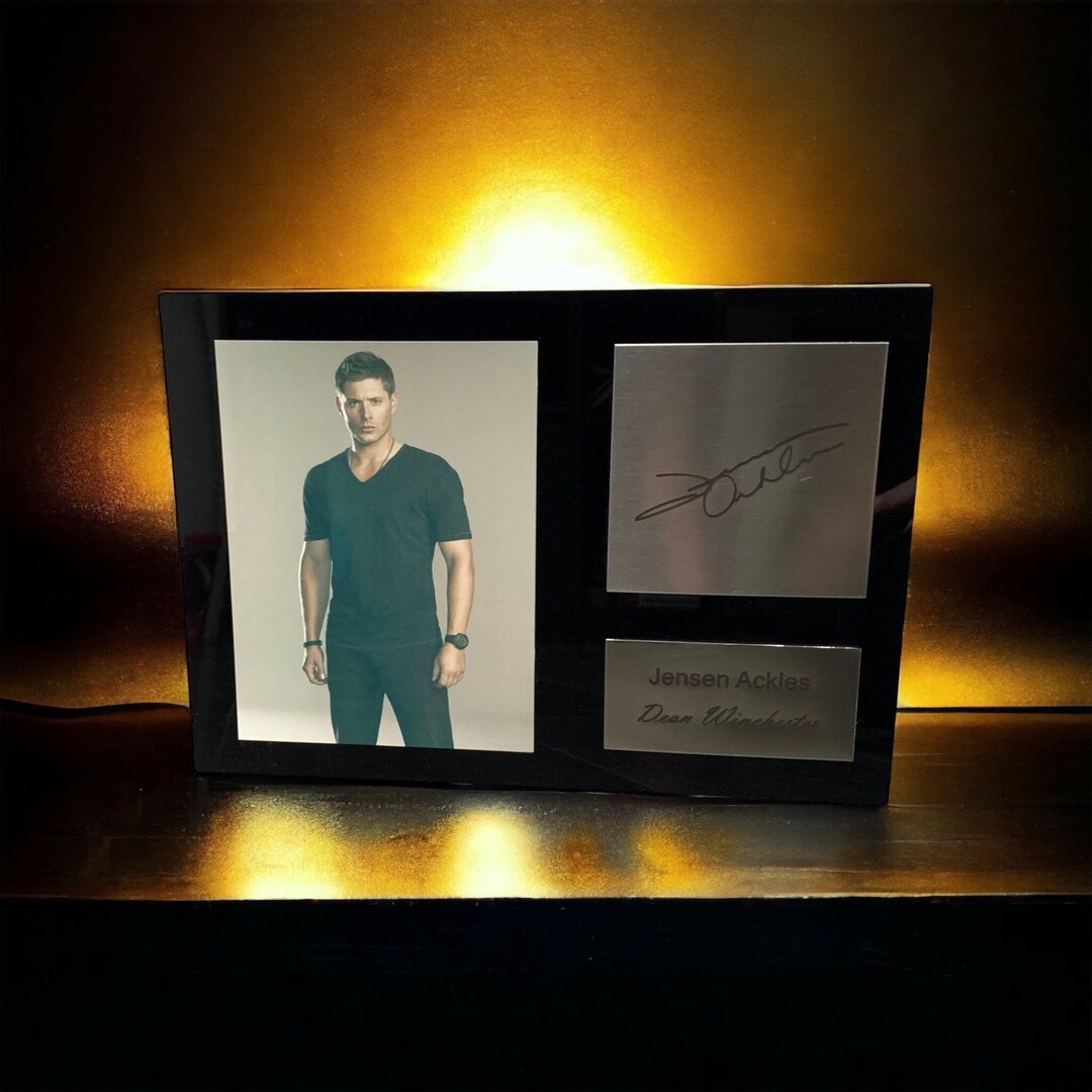 Engraved Autograph Supernatural Dean Sam Castiel - Etsy