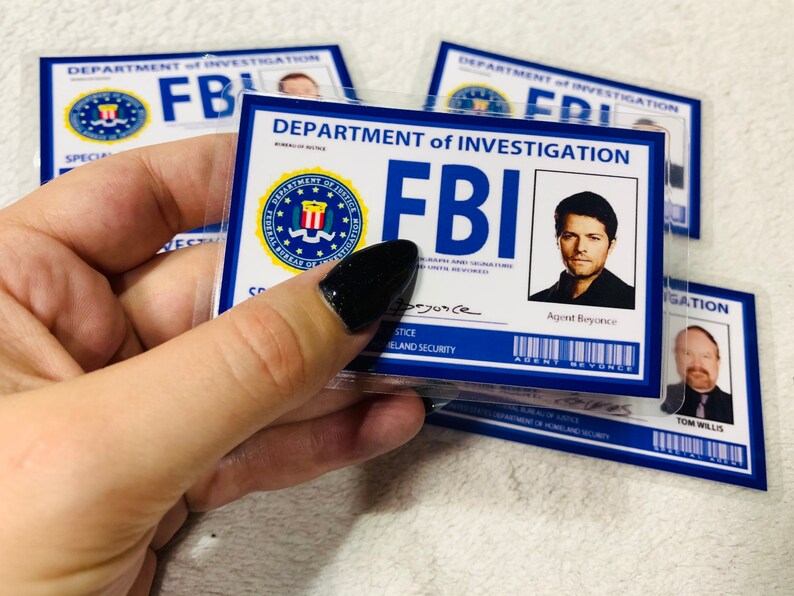 Supernatural FBI Fake-IDs | Etsy