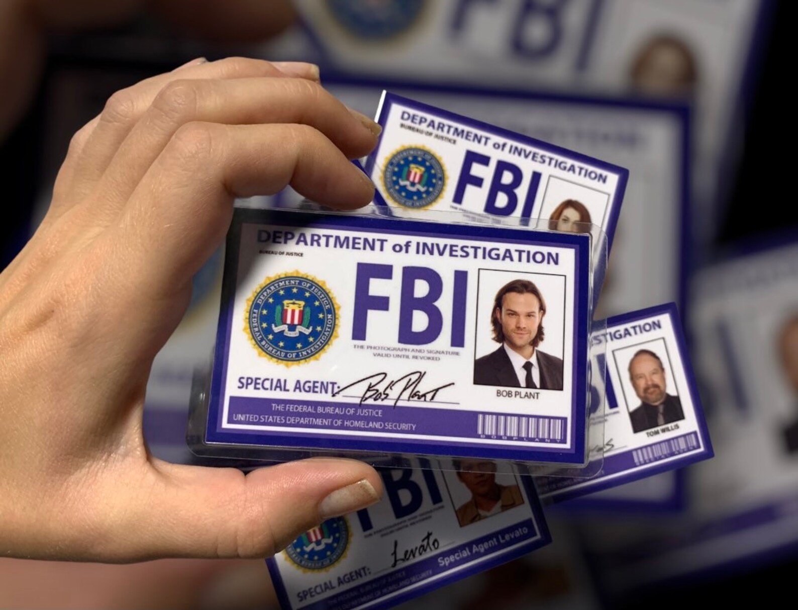 Supernatural FBI Fake-IDs - Etsy.de