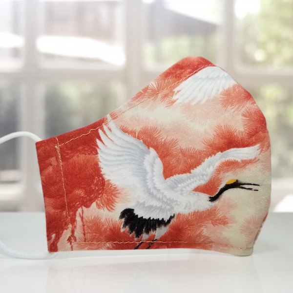 Crane Face Mask - Etsy