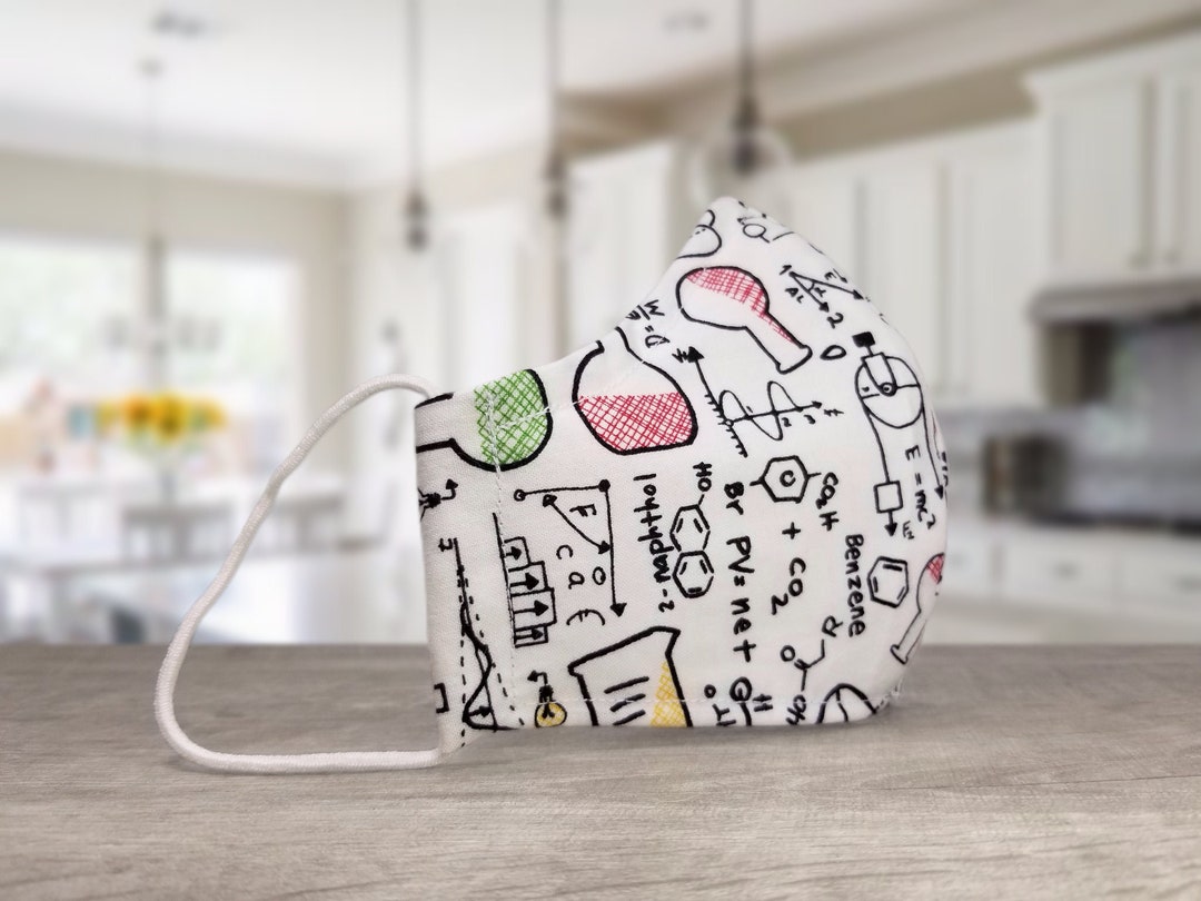 SCIENCE Face Mask, W/nose Wire, for Kids & Adults - Etsy