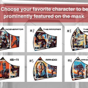 MANDALORIAN Face Mask, STAR WARS, W/nose Wire, Adult & Kid Sizes - Etsy