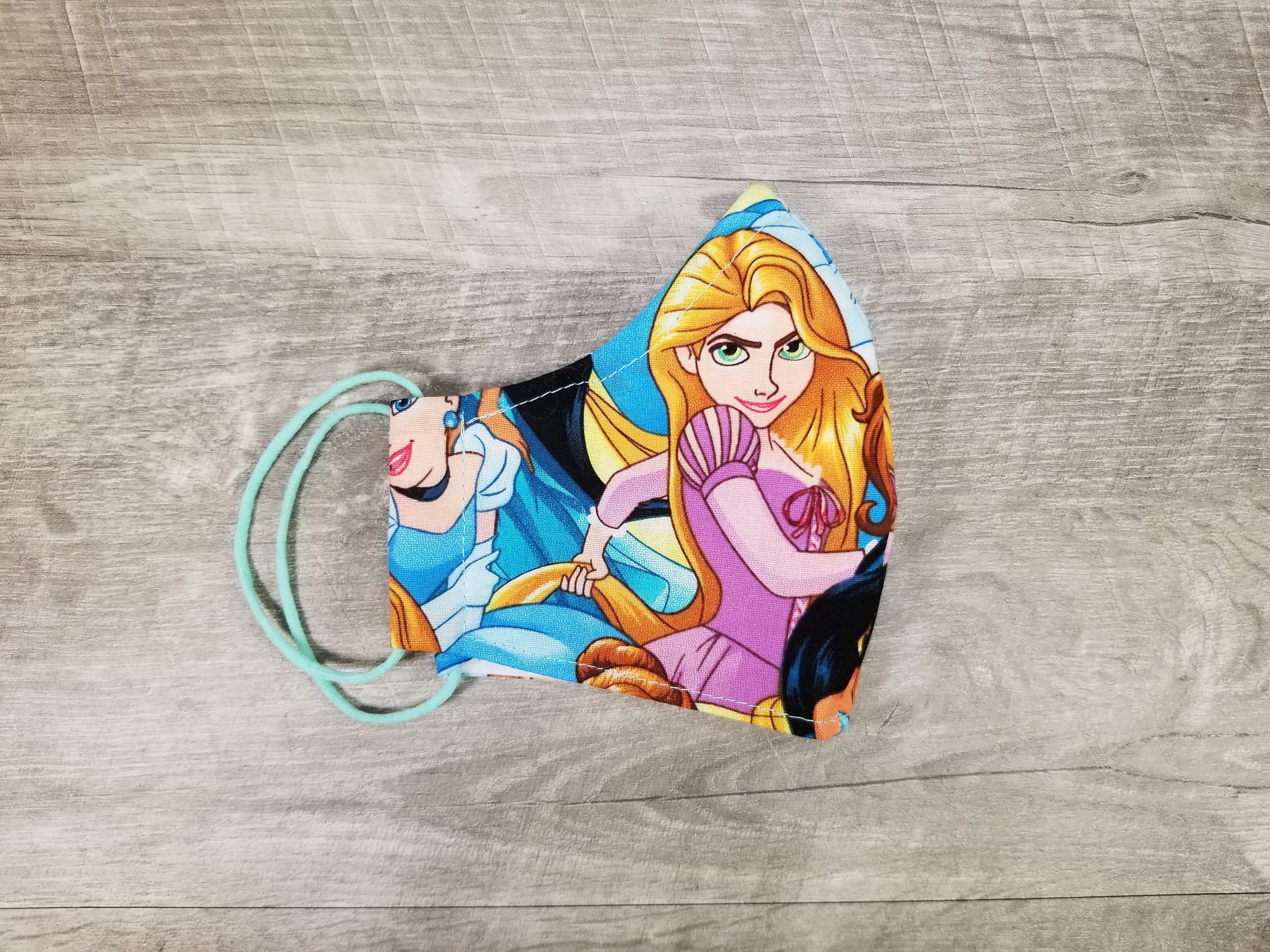 DISNEY PRINCESSES Face Mask for Kids w/Nose Wire Adjustable | Etsy