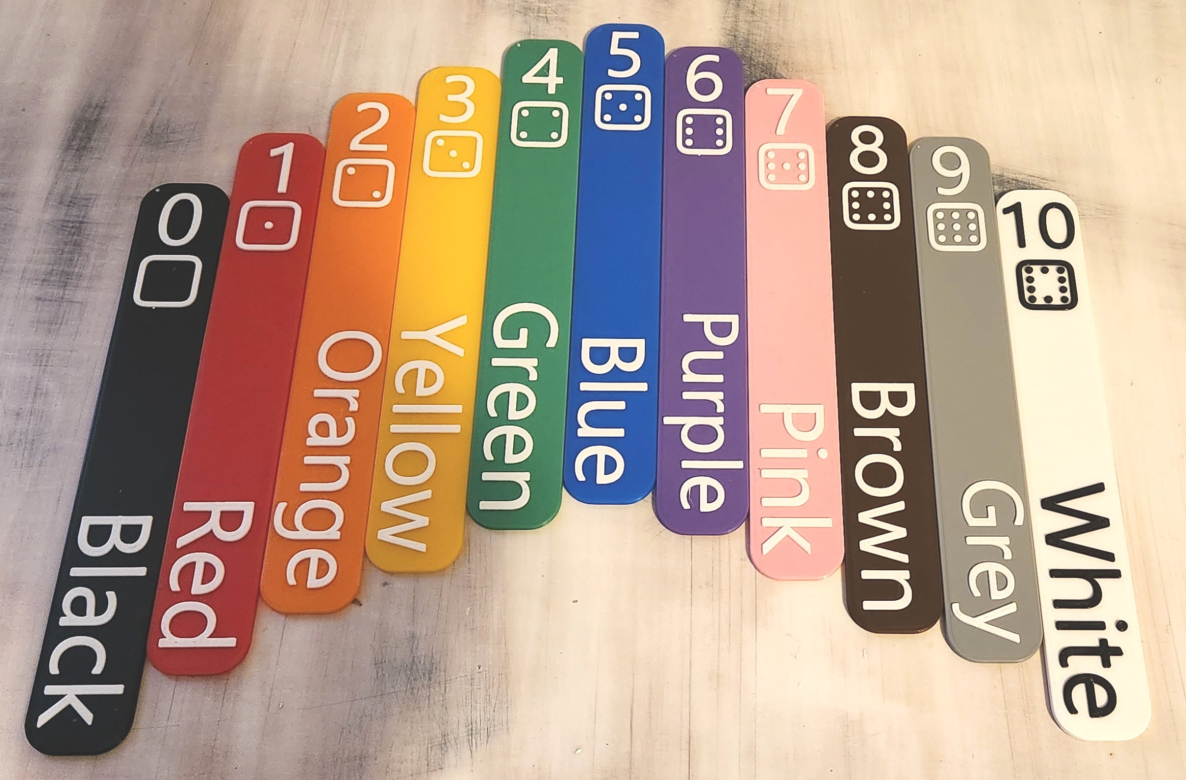 Learning Sticks Teach Kids Colors and Counting Easy and Fun Counting ...