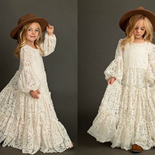 Boho Girls Dress - Etsy