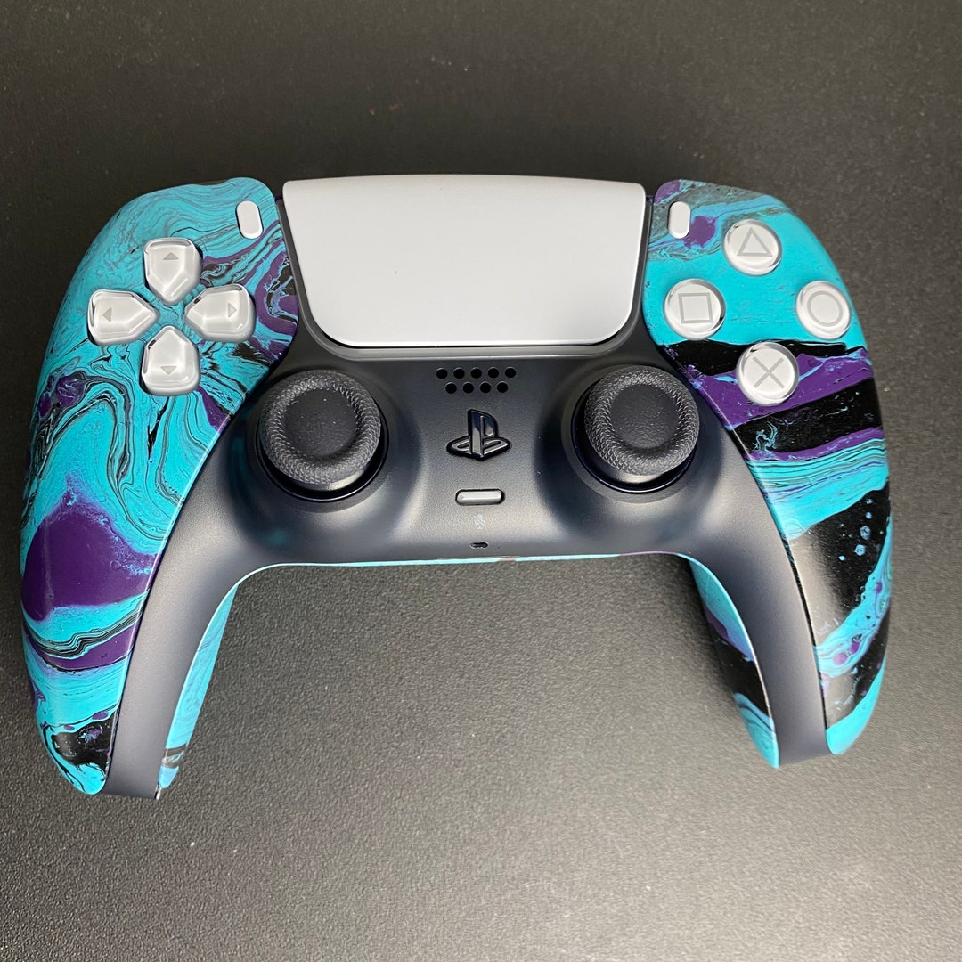 Custom Hydro-dipped Sony Playstation PS5 Controller seller Refurbished ...