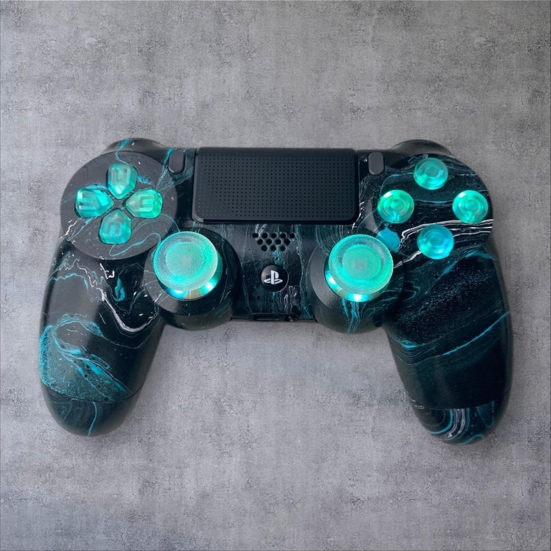 Playstation Hydro-dipped PS4 Controller (seller Refurbished) - Etsy