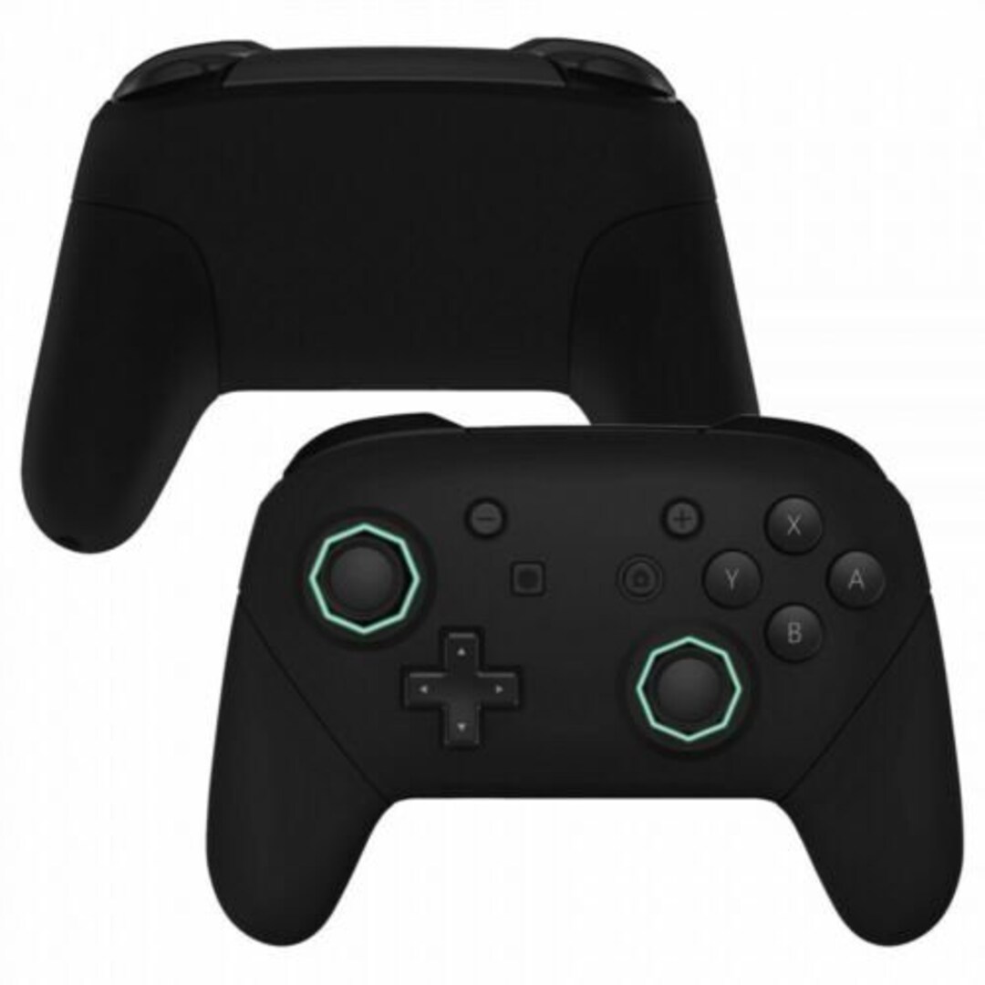 Custom Switch Pro Controller With Soft Black Shell Octagonal - Etsy