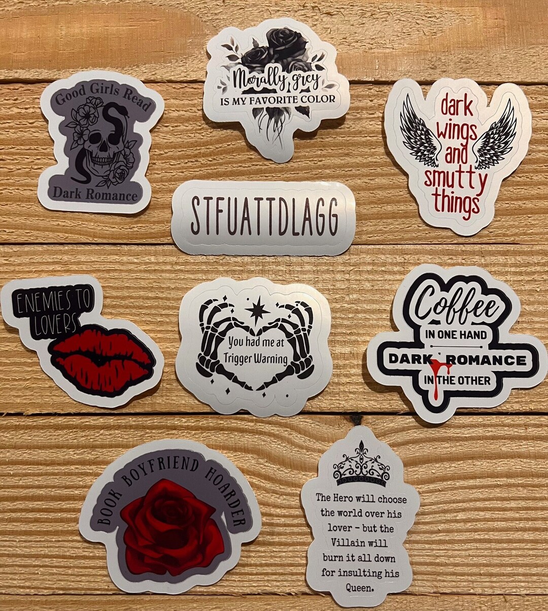 Small Batch Stickers - Morally Gray - Etsy