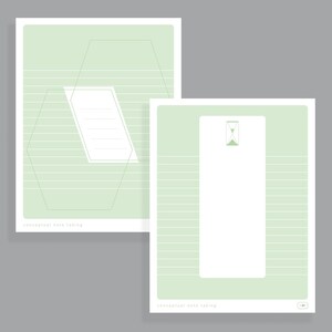 Conceptual Note Taking Bundle Printable PDF Online Planner | Etsy