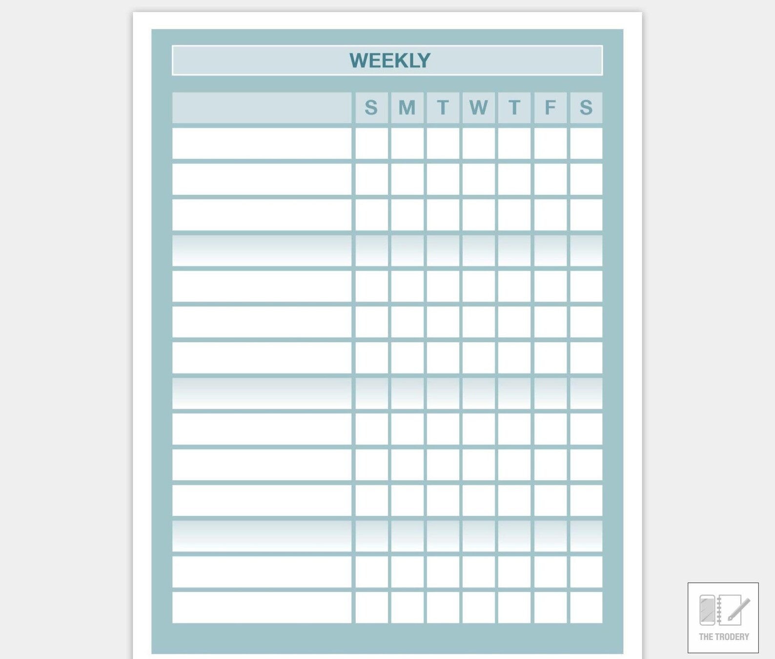 Daily Tracker Printable