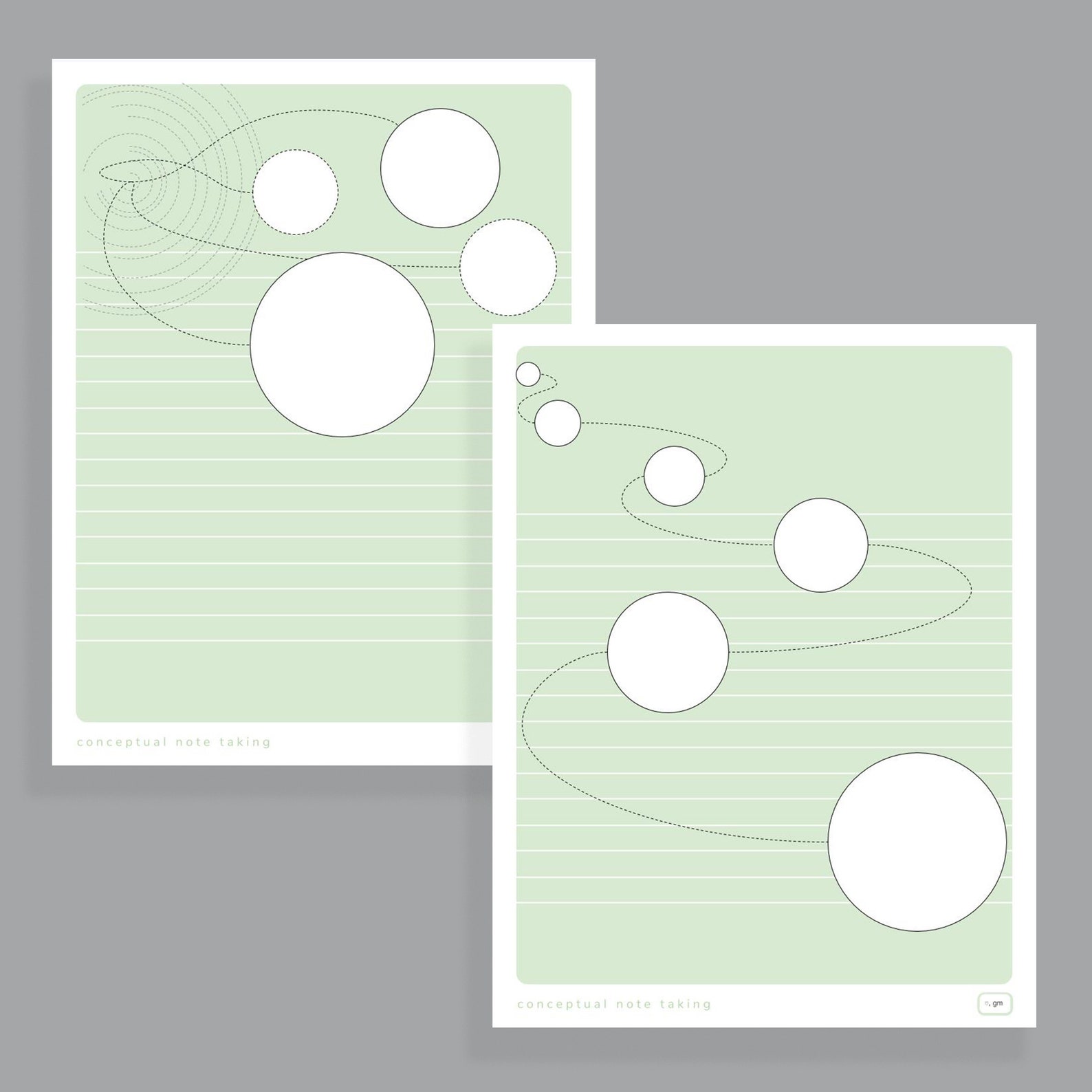 Conceptual Note Taking Bundle Printable PDF Online Planner | Etsy