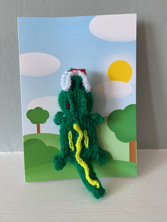 Blank Cards Paper & Party Supplies Crocodile Hand puppets card ...