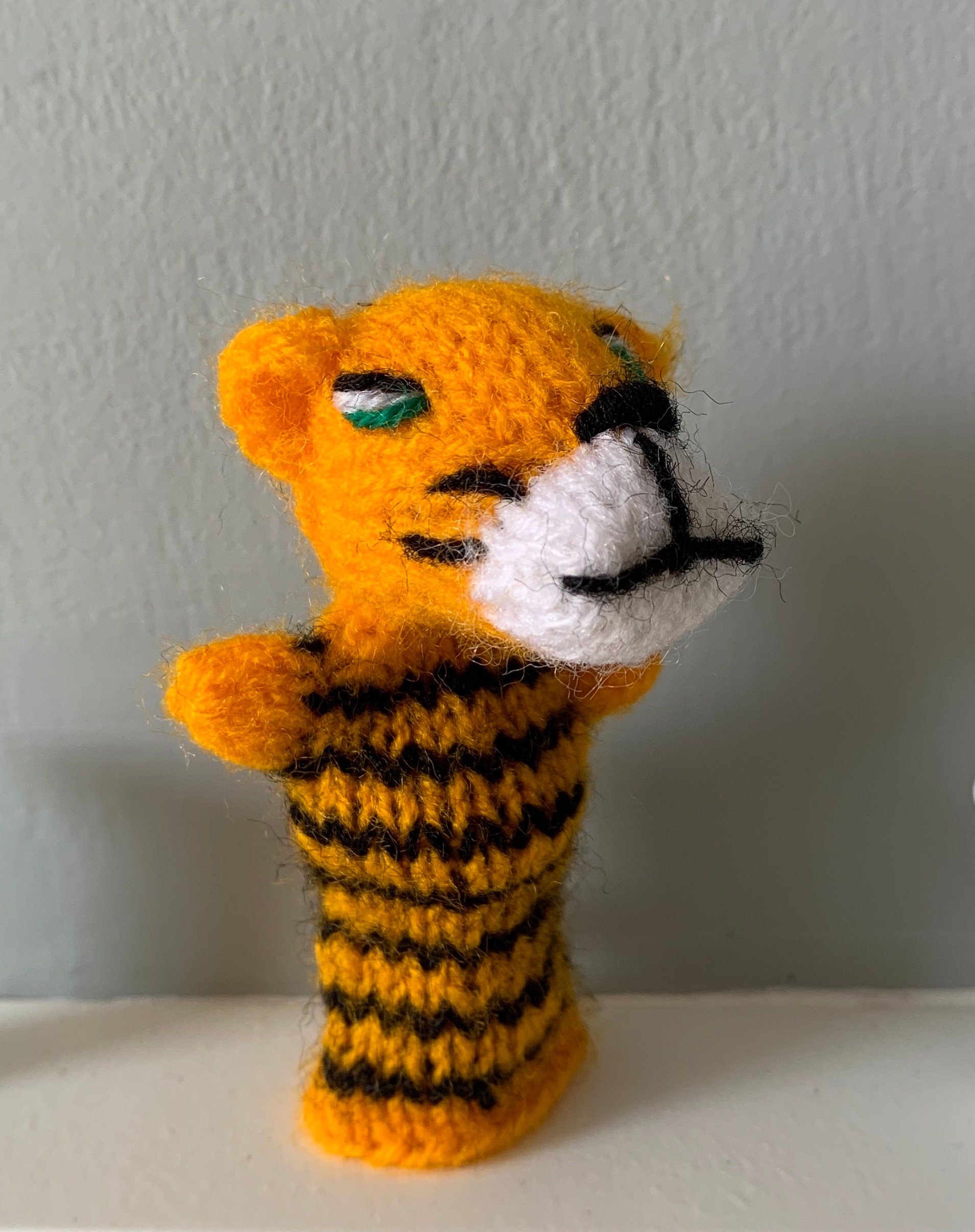 Tiger Greeting Card, Finger Puppet Card, Tiger Greeting Card, Tiger ...