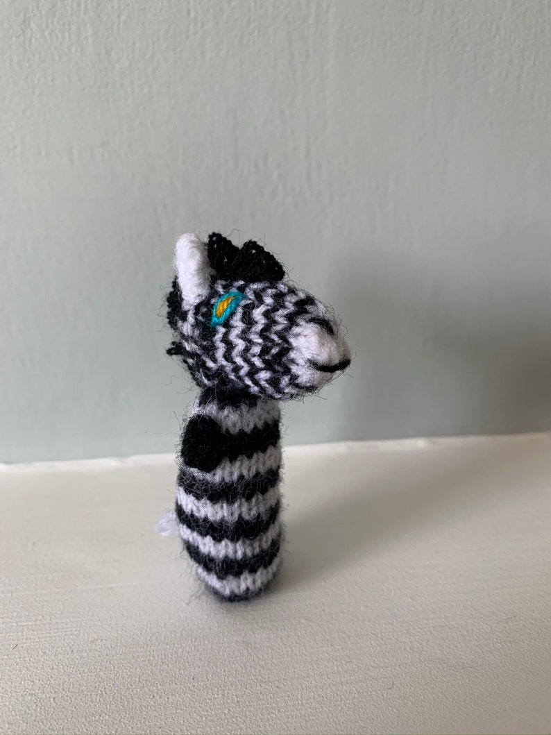 Zebra Greeting Card, Zebra Finger Puppet Card, Zebra Greeting Card ...