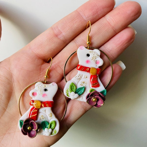 Clay Earrings - Etsy