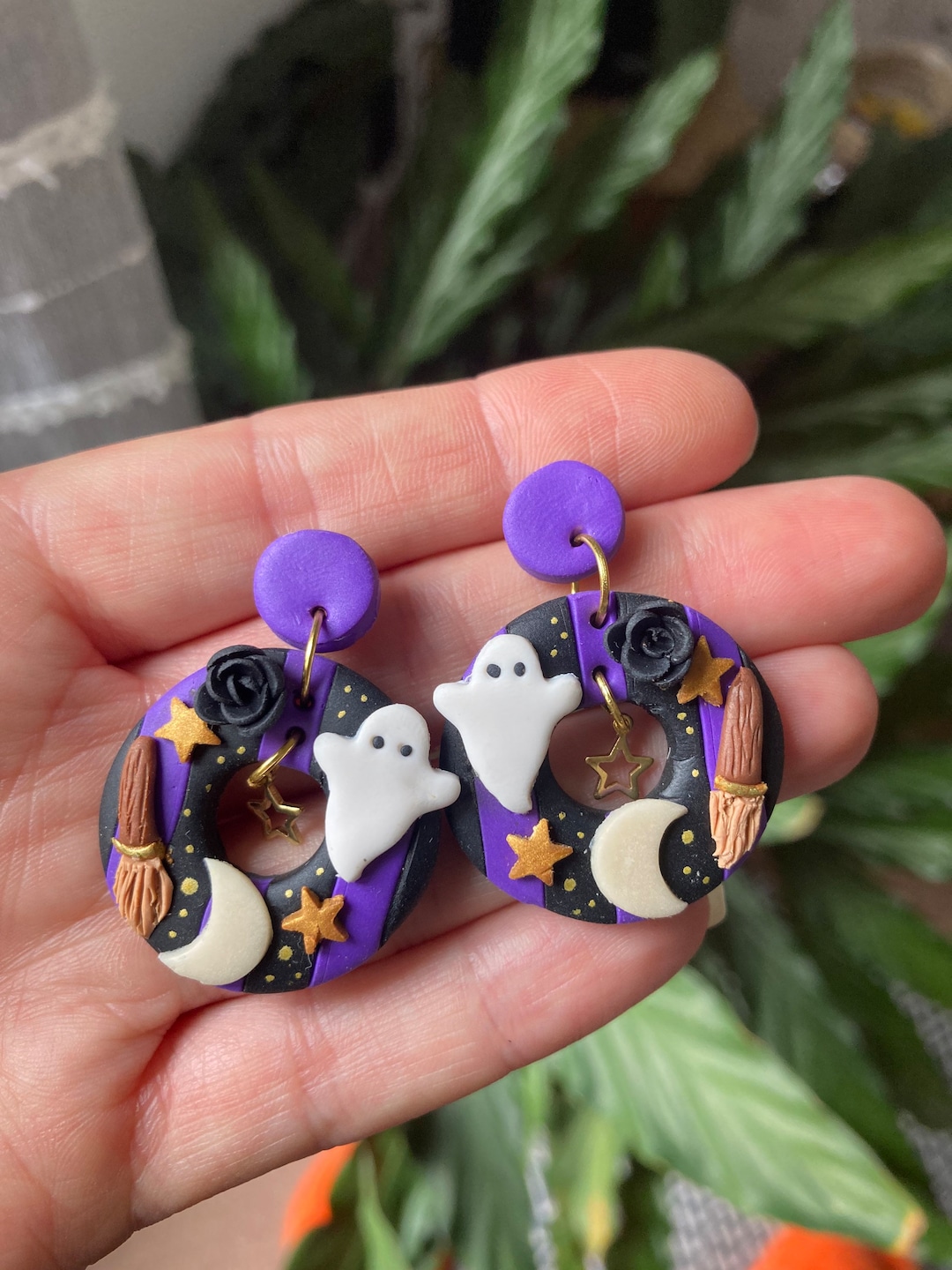 Halloween Earrings// Spooky Earrings// Ghost Earrings// Autumn Earrings ...