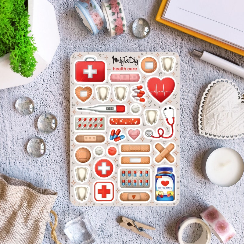 Medical Stickers - Etsy