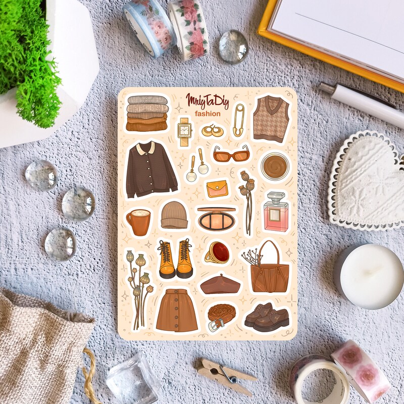 Fashion Stickers - Etsy