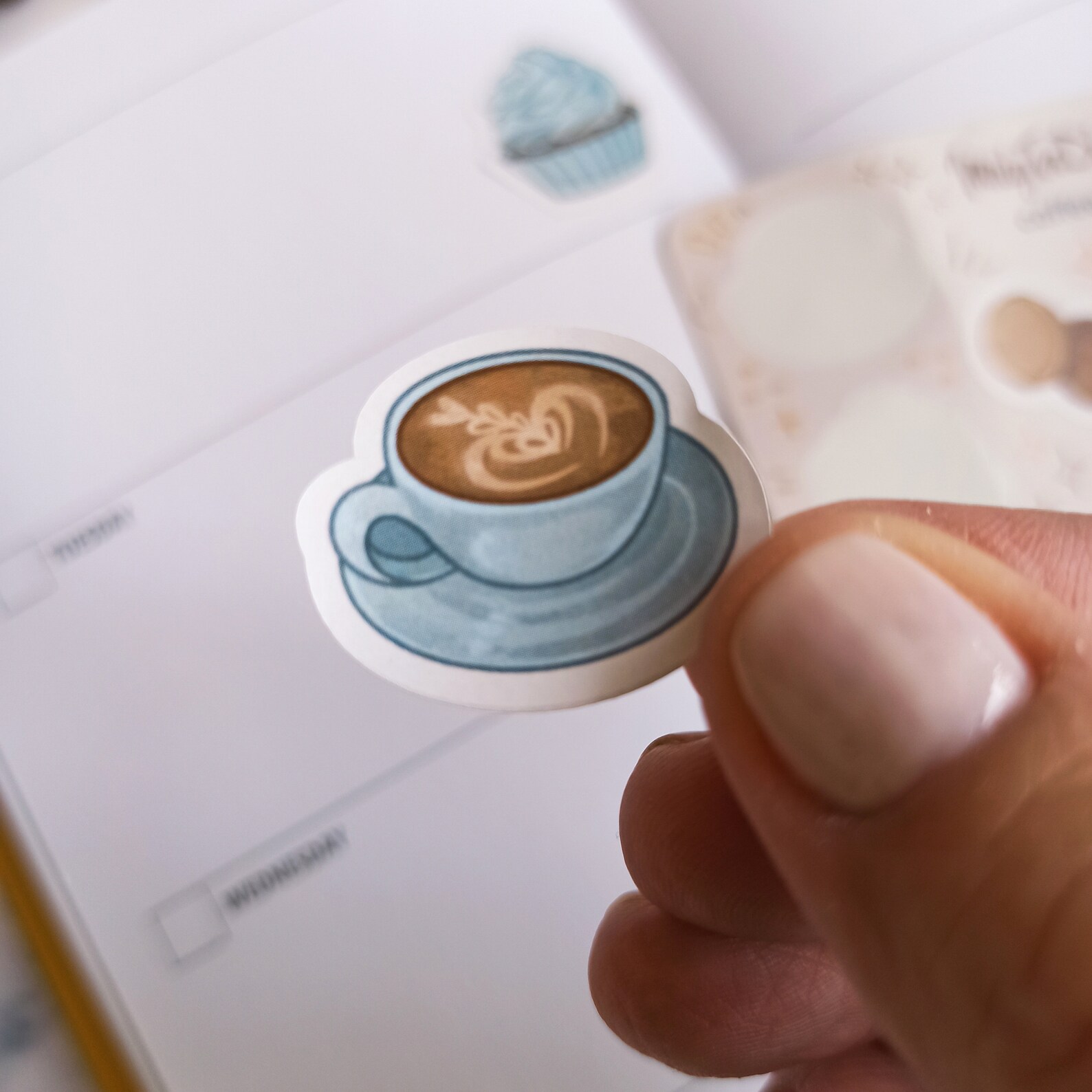 Sticker Sheet Coffee. Bullet Journal Stickers Planner | Etsy