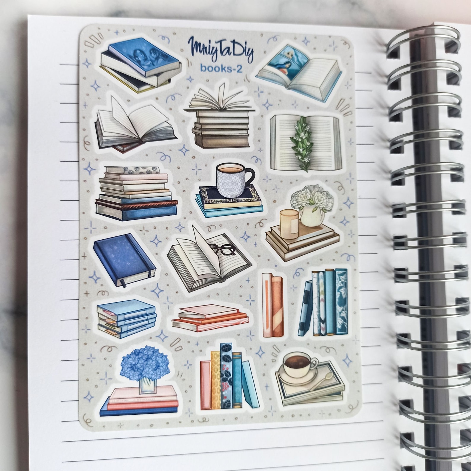 Sticker Sheet Books-2. Bullet Journal Stickers Planner - Etsy