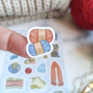 Sticker Sheet – Knitting. Bullet Journal Stickers, Planner Stickers ...