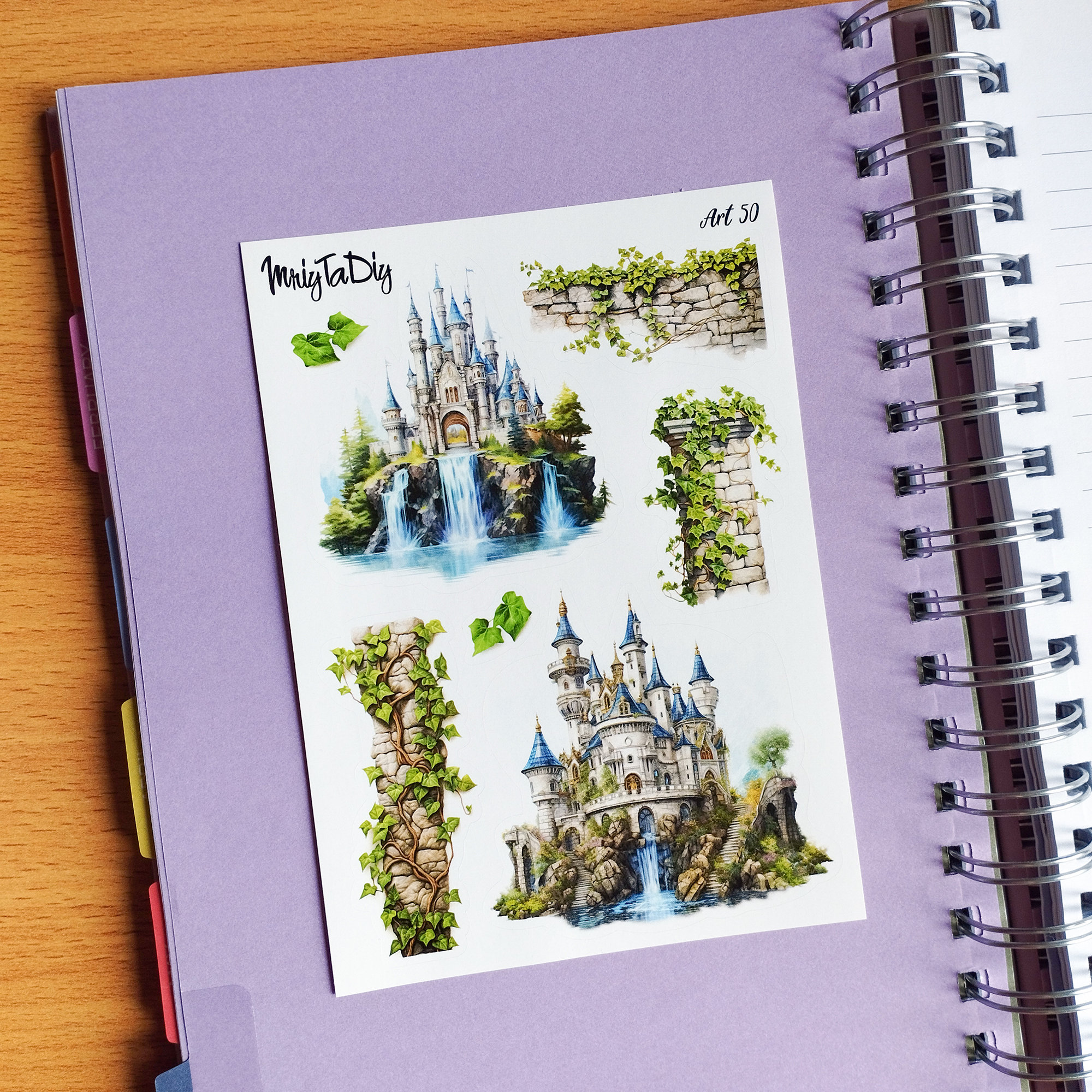 Sticker Sheet Art 50. Bullet Journal Stickers, Journal Stickers ...