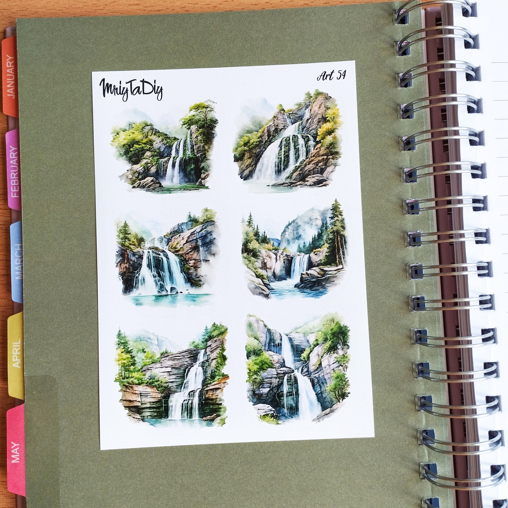 Sticker Sheet – Art 54. Bullet Journal Stickers, Planner Stickers ...