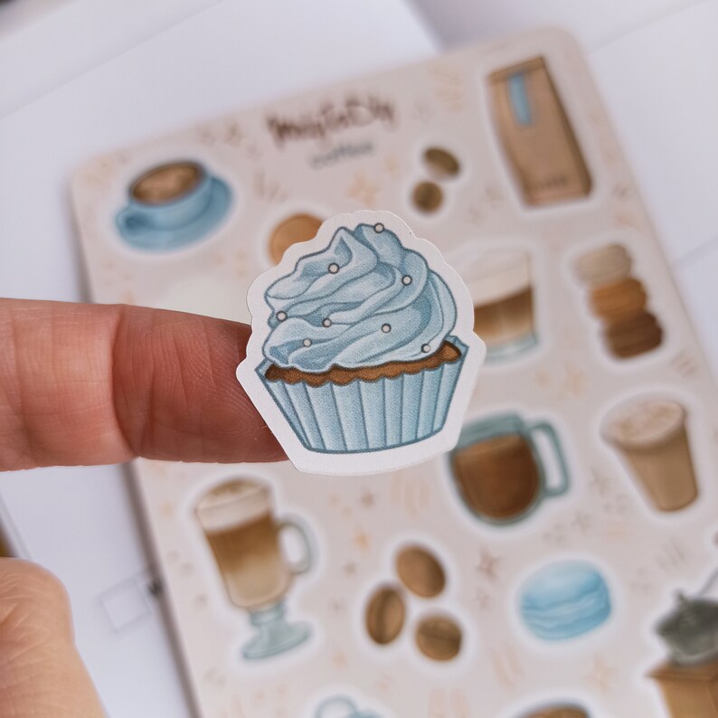 Sticker Sheet Coffee. Bullet Journal Stickers Planner | Etsy