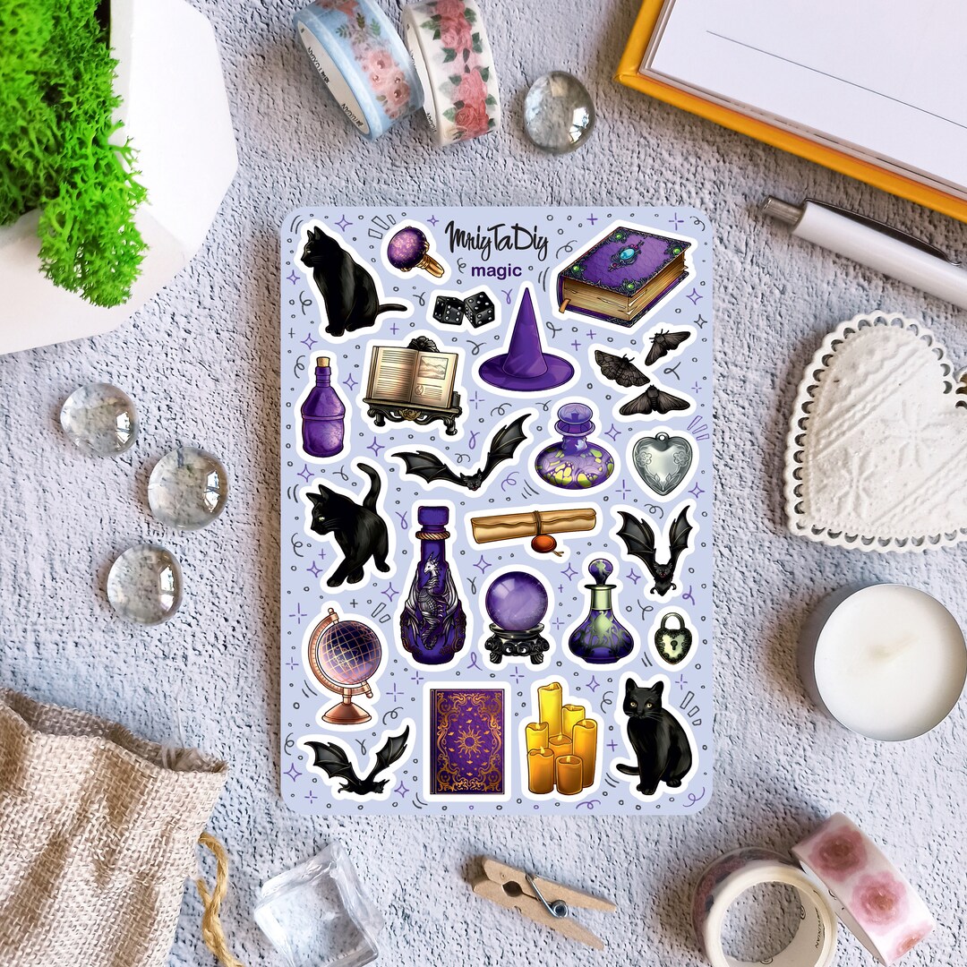 Sticker Sheet Magic. Bullet Journal Stickers, Planner Stickers ...