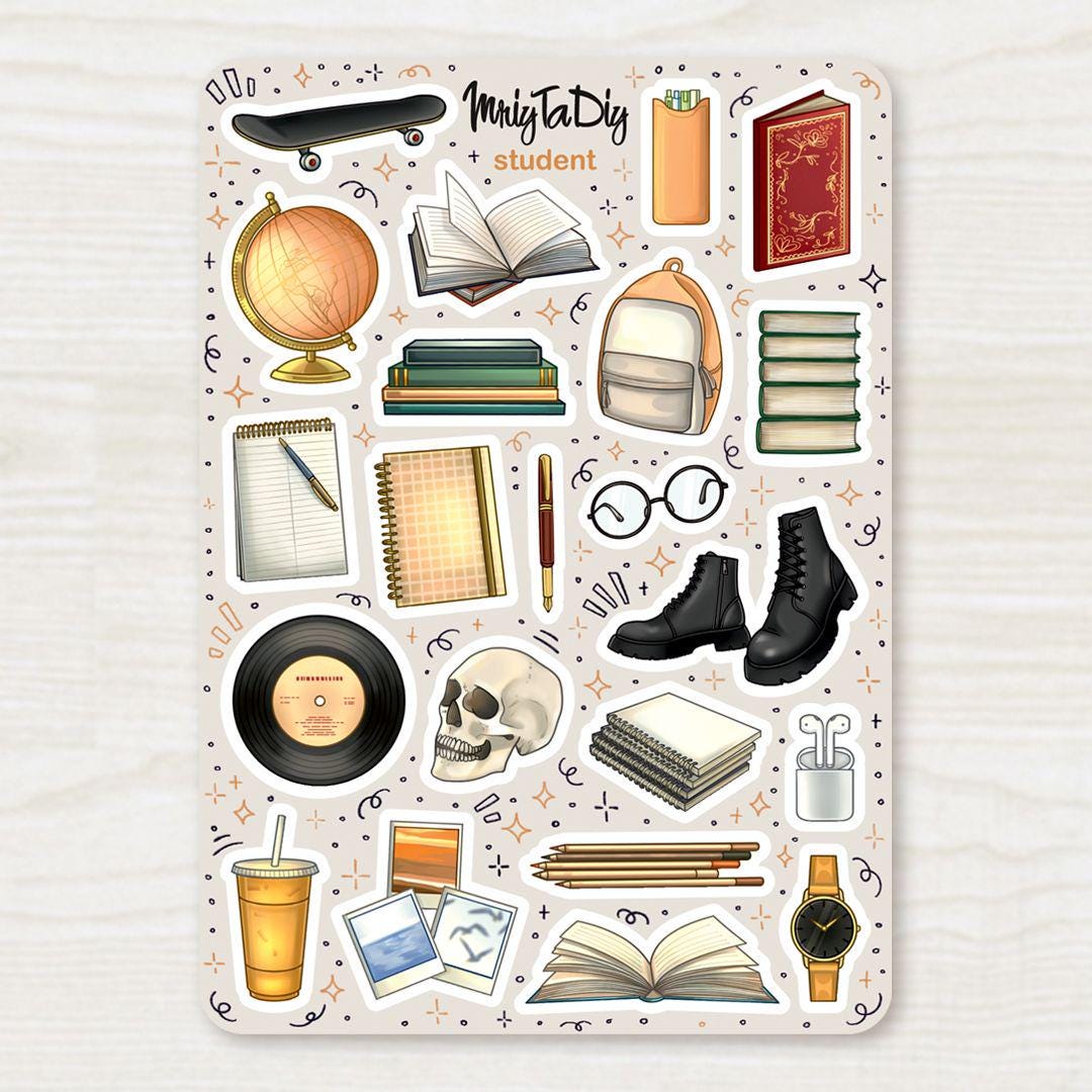 Student Stickers – Books, Stationery and Study Essentials – Academic ...