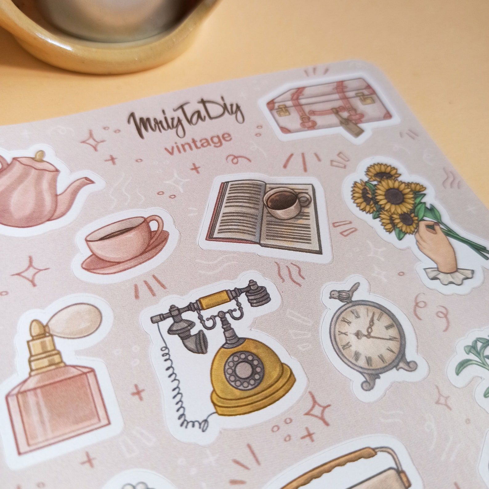Fashion Stickers – Cozy Clothes, Coffee and Accessories – Autumn ...