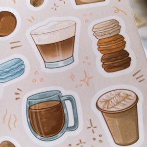 Sticker Sheet – Coffee. Bullet Journal Stickers, Planner Stickers ...