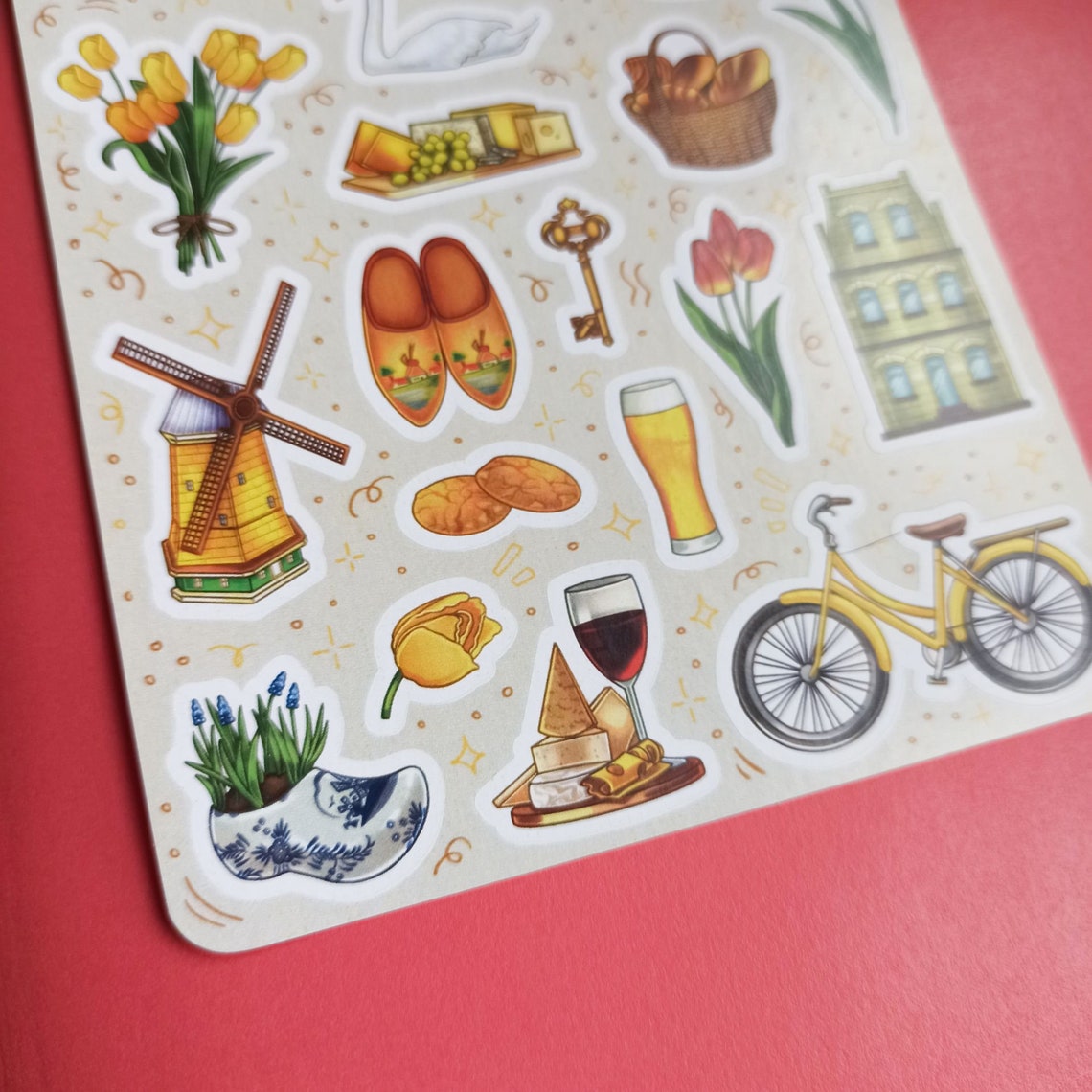 Sticker Sheet Netherlands. Bullet Journal Stickers Planner - Etsy