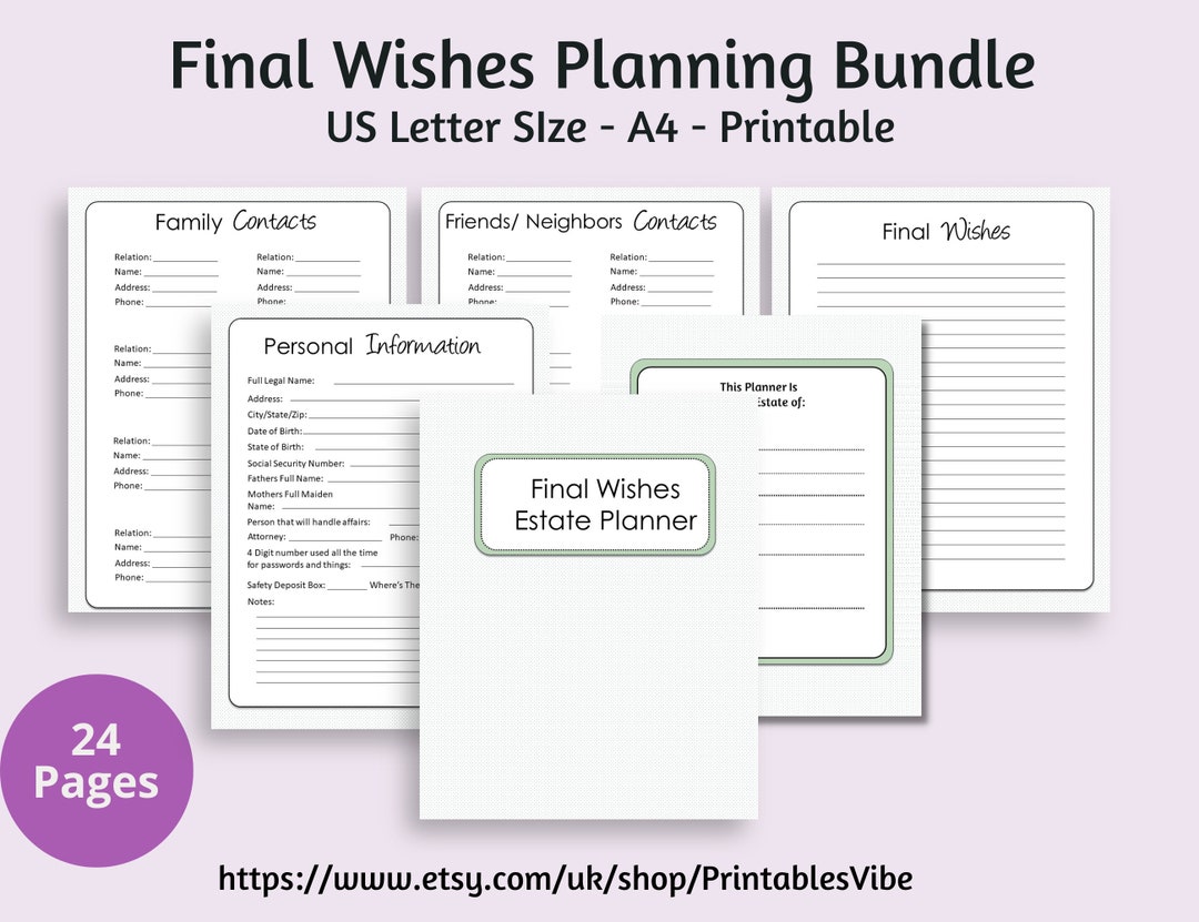 Final Wishes Planning Your End-of-life Wishes the End of Life Blueprint ...