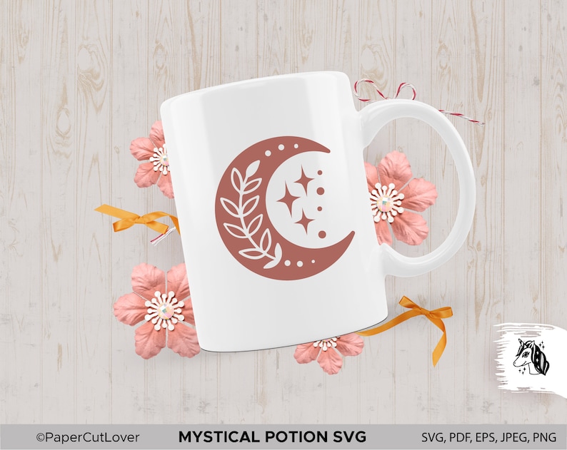 Celestial Svg Bundle Moon Svg Mystical Heart Svg Witchy Potion - Etsy