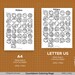 September Countdown Coloring Page | Printable Calendar to Color | Month ...