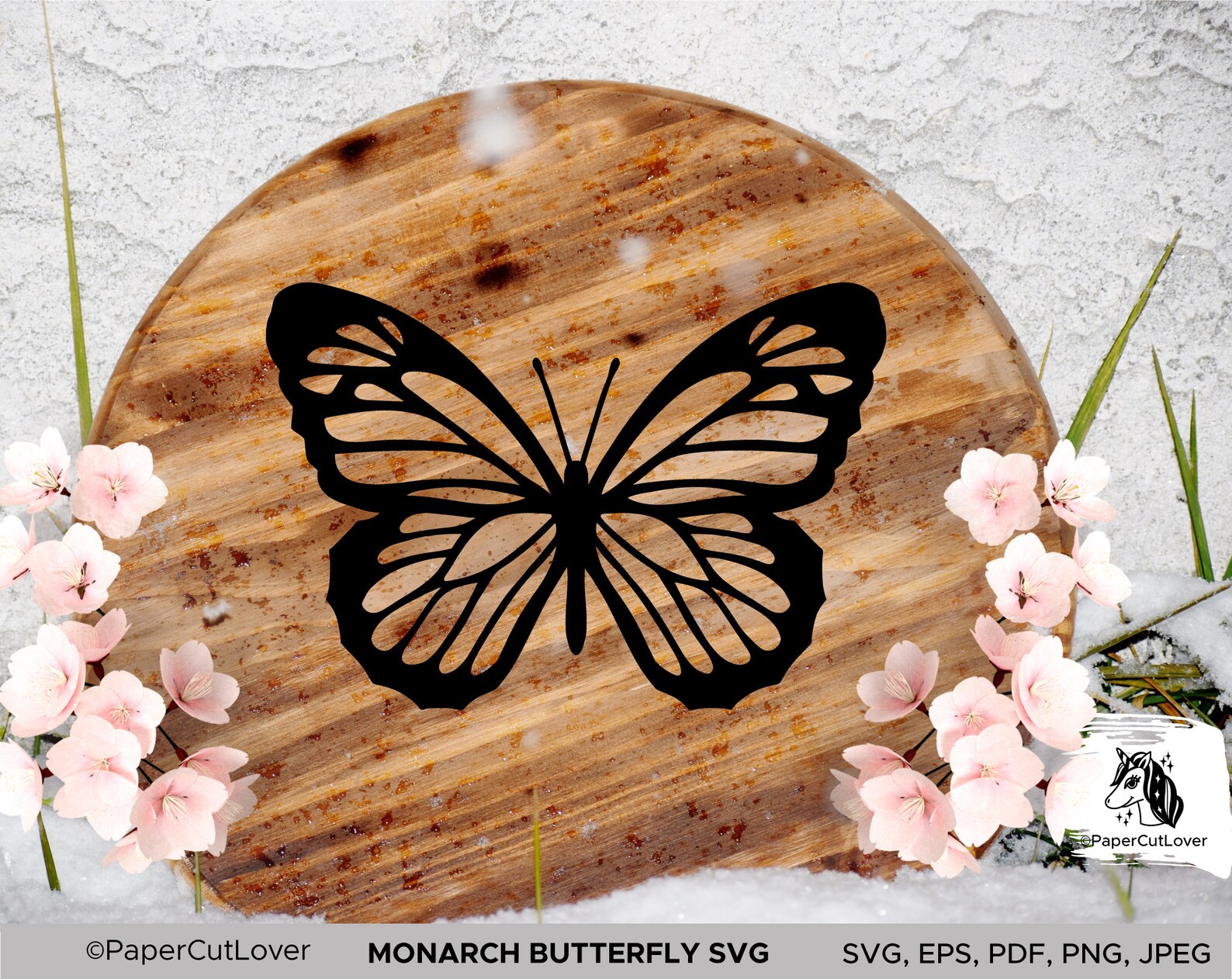 Monarch Butterfly SVG Stacked Butterfly Svg 3D Butterfly Svg | Etsy