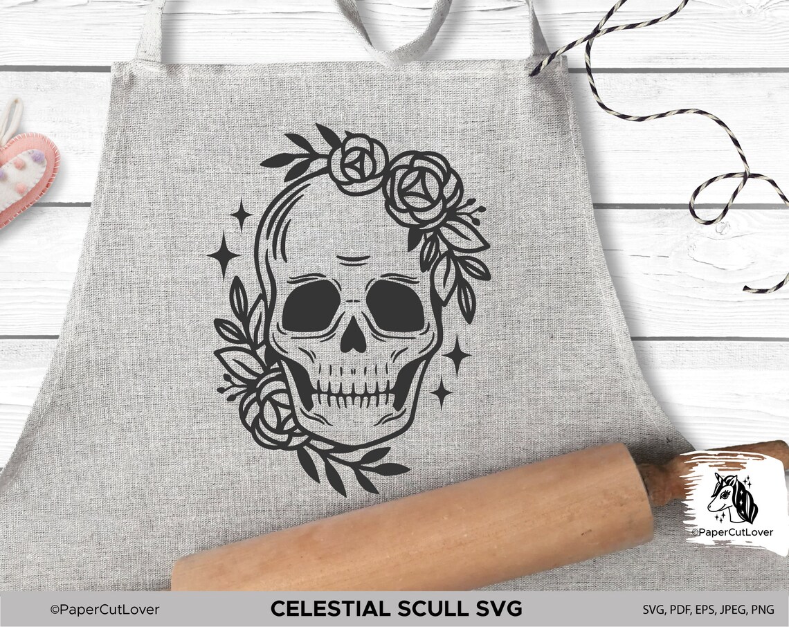 Flower Skull Svg Skeleton Svg Skull and Roses Svg Momlife Svg - Etsy