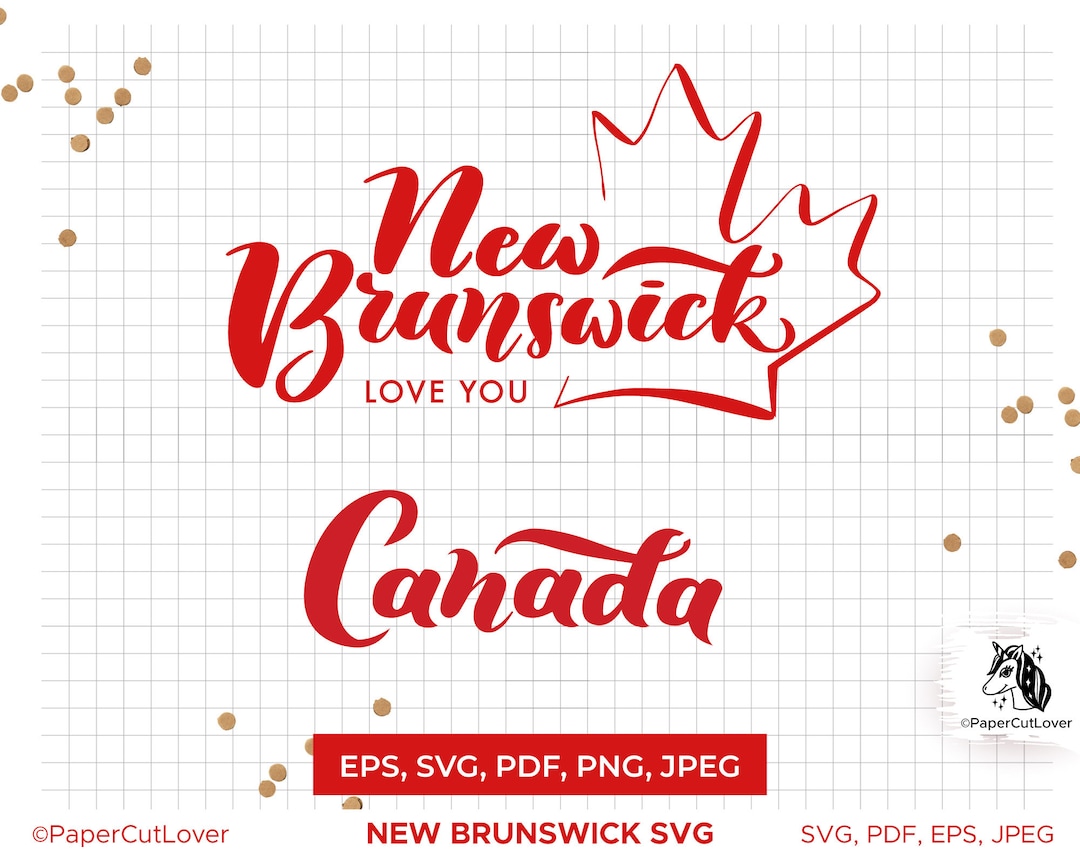 New Brunswick Cutfile | Canada Day SVG | Canada SVG | NB Png Jpeg - Etsy