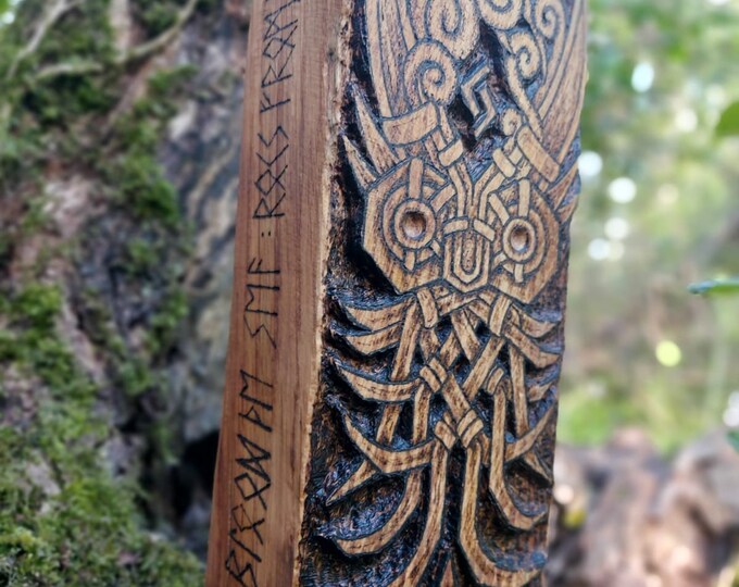 Ymir Frost Giant God Post Runes Knotwork Celtic Style Viking - Etsy